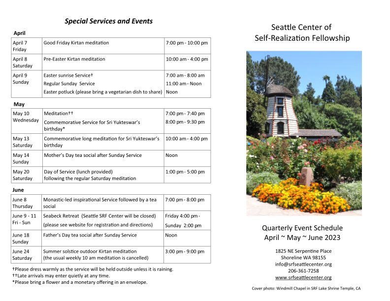 Seattle Center of Self-Realization Fellowship